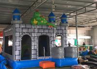 China 3 In 1 Big Dragon Bounce House Slide Combo , Dinosaur Jumping Bounce House for sale