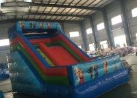 China PVC Tarpaulin Commercial Snow Inflatable Dry Slide Frozen Bouncer Jumping Slide for sale