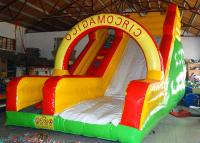 China Custom Mixed Color Big Children Inflatable Dry or Wet Slide Bouncer Slide Inflatable for sale