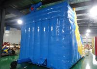 China Blue Sky Color Inflatable Dry or Wet Slide with Arch Door&Stairs for sale