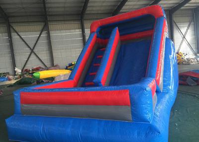 China Rainbow Anti Flaming Commercial Grade Inflatable Slide Lower Noise With Repair Kits for sale