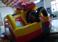 China Toddler Playground Inflatable Bouncer Combo Air Inflated Car Jumping Bouncer Slide for sale