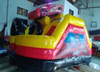 China Toddler Playground Inflatable Bouncer Combo Air Inflated Car Jumping Bouncer Slide for sale
