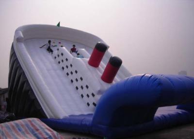 China Giant Boat Inflatable Dry Slide Ship Style Adults Bouncer Slide Inflatable for sale