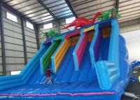 China Giant Commercial Inflatable Dry Slide Dinosaur Theme More Durable And Long Lasting for sale