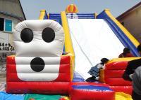 China Commercial Grade PVC Commercial Inflatable Slip And Slide Water And Fire Proof for sale