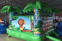 China Zoo Park Small Home Inflatable Bouncer Combo / Backyard Kids Bounce House for sale