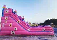 China 24 Foot Giant Mickey Mouse / Disney Land Inflatable Dry & Wet Bouncer Castle Slide for sale