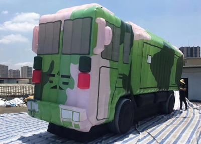 China Military Use Oxford Custom Advertising Inflatable Military Vehicle Armored Car for sale