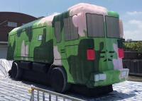 China Military Use Oxford Custom Advertising Inflatable Military Vehicle Armored Car for sale