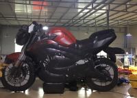 China PVC Custom Advertising Inflatables Motorbike Air Inflated Character Balloon for Decoration for sale