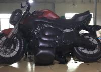 China PVC Custom Advertising Inflatables Motorbike Air Inflated Character Balloon for Decoration for sale