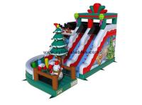 China Christmas Giant Inflatable Slide / Commercial Inflatable Slip N Slide for sale