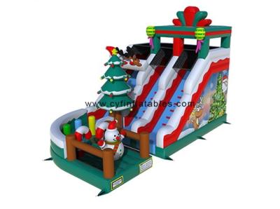 China Christmas Giant Inflatable Slide / Commercial Inflatable Slip N Slide for sale
