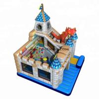China Children Inflatable Jumping Castle Dragon 5×5 Meter Inflatable Bouncers for sale