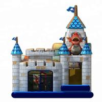China Children Inflatable Jumping Castle Dragon 5×5 Meter Inflatable Bouncers for sale