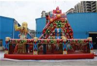 China Commercial Inflatable Dry Slide Red Inflatable Slip Slide Adult Inflatable Slide for sale