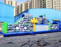 China Kids Amusement Park Jumping Castle Slide , Giant Infallible Slide Customized Size for sale