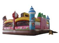China Kids Inflatable Bouncer Hous , Inflatable Slide Castles Combo For Park for sale