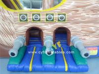 China Inflatable Pirate Boat Combo 7x4m Inflatable Boat Shape Children Castle for sale