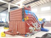 China Inflatable Pirate Boat Combo 8x5m / Kids Outdoor Inflatable Pirate Ship Inflatable Combo for sale