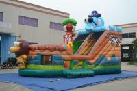 China Inflatable Pirate Boat Combo 9x5m / InflatableBoat Shape Children Castle for sale