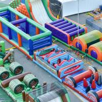 China Children 5k Run Inflatable Obstacle Courses for sale