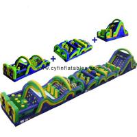 China Playround 15x3m Inflatable Bounce Slide for sale