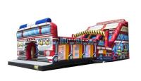 China 12x4m Inflatable Obstacle Courses for sale