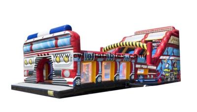 China 12x4m Inflatable Obstacle Courses for sale