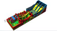China 23×5M Inflatable Obstacle Courses Inflatable Slide  Inflatable Bounce for sale