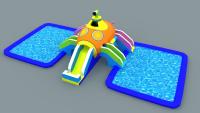 China Backyard Kids Giant 11.5×10M Inflatable Water Game for sale