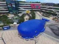 China Kids Entertainment Whale Theme 0.55mm Fun City Inflatables for sale