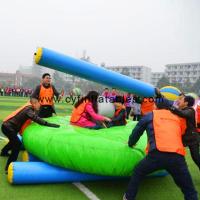 China Outdoor Team Expansion 0.55mm 5.5X1.1X1.1m Inflated Fun Games for sale