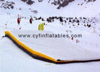 China 0.55mm Inflatable Ski Stunt Bag Landing Ramp Slide for sale