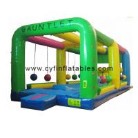 China Outdoor 0.55mm PVC Interactive Inflated Fun Games for sale
