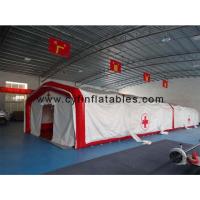 China Flame Retardant 1000D 24×8 Medical Emergency Inflatable Tent for sale