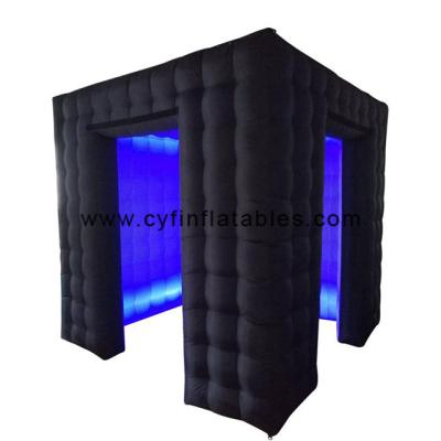 China Plato Commercial 5×5M LED Inflatable Party Tent For Kindergarten for sale