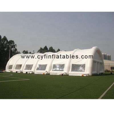 China Flame Retardant Lead Free 28x10m Inflatable Party Tent for sale
