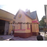China Commercial 12x8m 18 OZ  Inflatable Party Tent House for sale