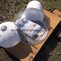 China Custom Transparent 7x5m Outdoor Inflatable Camping Tent for sale