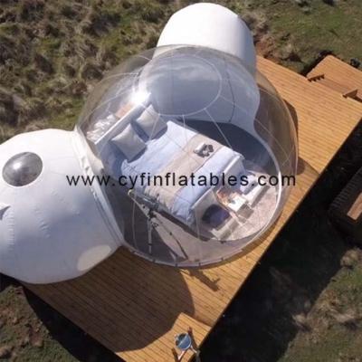 China Custom Transparent 7x5m Outdoor Inflatable Camping Tent for sale