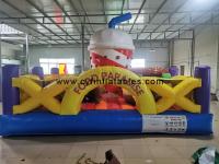 China Indoor 5×4M SpongeBob Inflatable Bouncer Combo for sale
