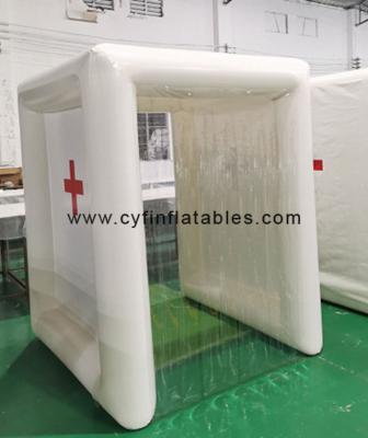 China 1000D 2×2M Inflatable Party Tent Disinfection Channel Spray for sale
