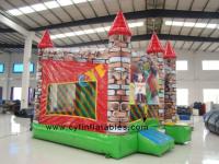 China Commercial Kids 1000D 6x4m Inflatable Bouncer Castle for sale