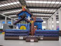 China Mixed Colors Party 9×5M  Inflatable Halloween Bouncer for sale