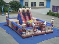 China Flame Retardant 12×8M 1000D Inflatable Bouncer Combo for sale