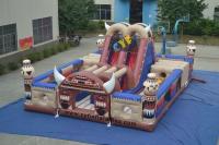 China Flame Retardant 12×8M 1000D Inflatable Bouncer Combo for sale