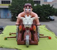 China ODM 8×5 Meter 0.55mm PVC Inflatable Motorcycle Slide for sale