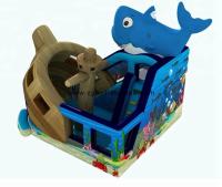 China 9×7M  0.55mm PVC Inflatable Pirate Boat Combo for sale